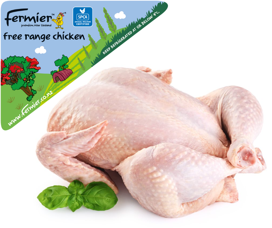 Free Range Whole Chicken 1.3kg NZ | SPCA Certified | Online Meats